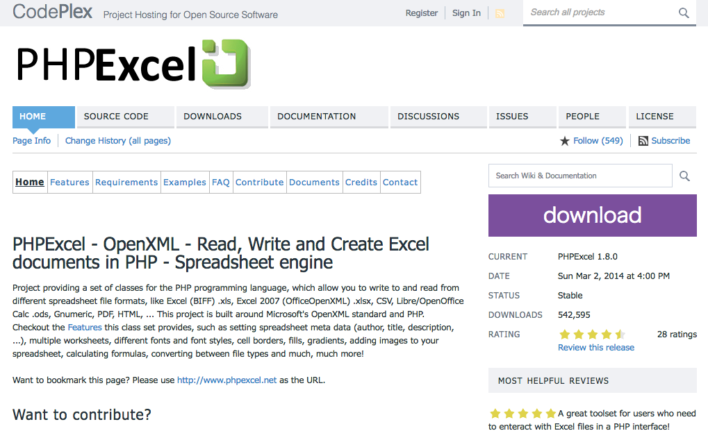 PHPExcelでエクセルを出力してみる(その1) | Web Development Blog